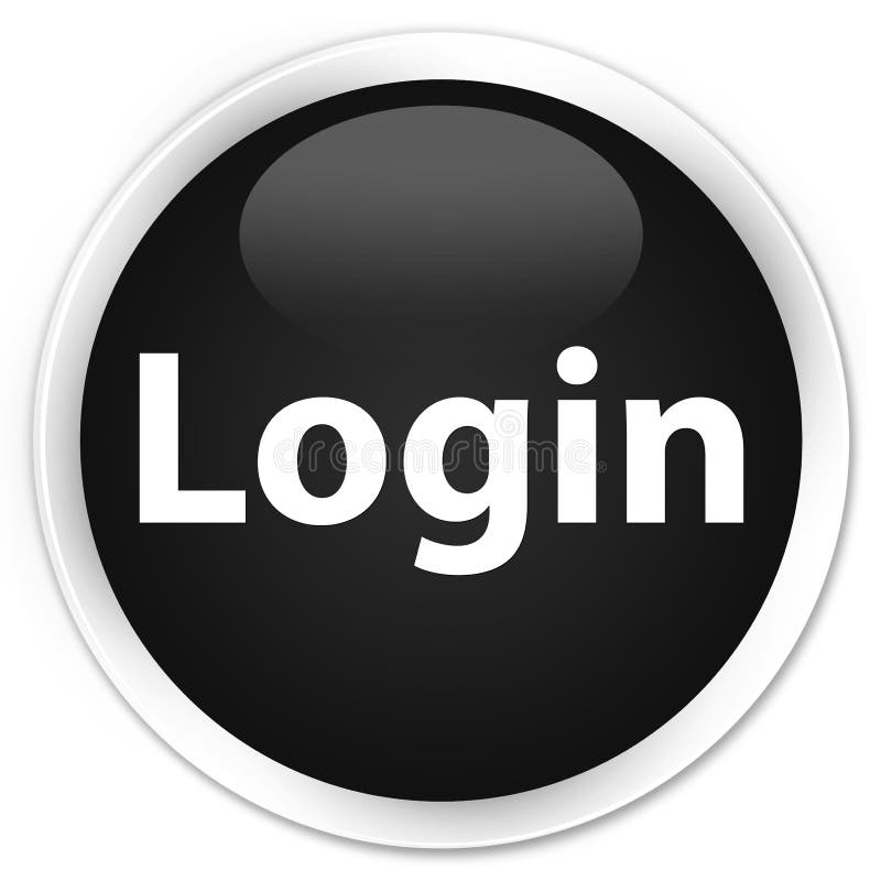 Login Premium Brown Round Button Stock Illustration - Illustration of ...