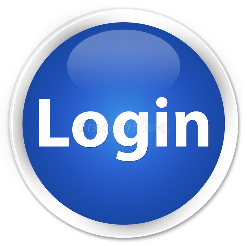 Login Premium Black Round Button Stock Illustration - Illustration of ...