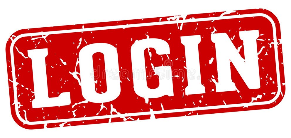 Login Rectangular Sign. Login Stamp Stock Vector - Illustration of ...