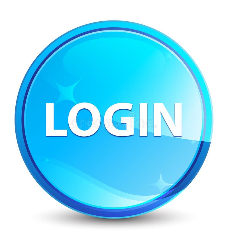 Web Login Template With Blue Button Vector Free Download