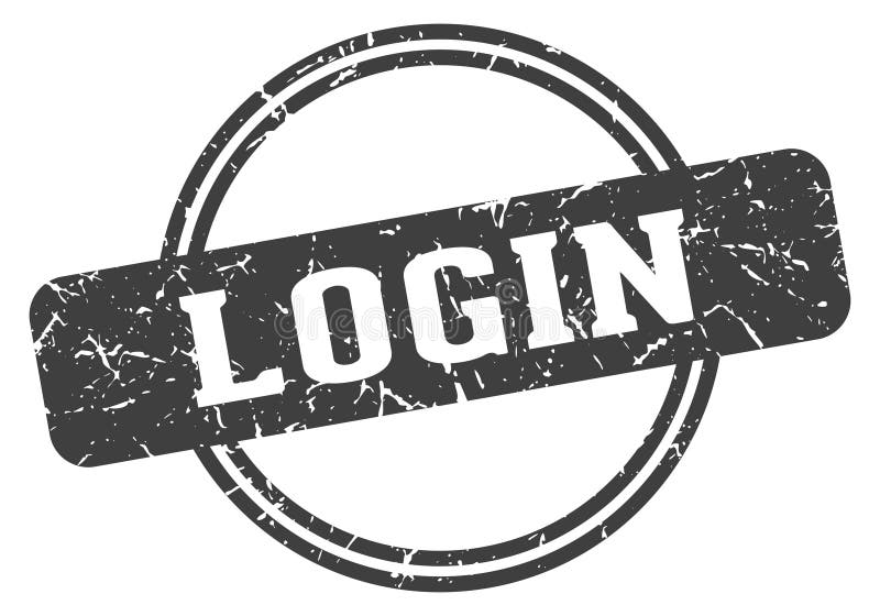 Login stamp stock vector. Illustration of design, background - 365329639