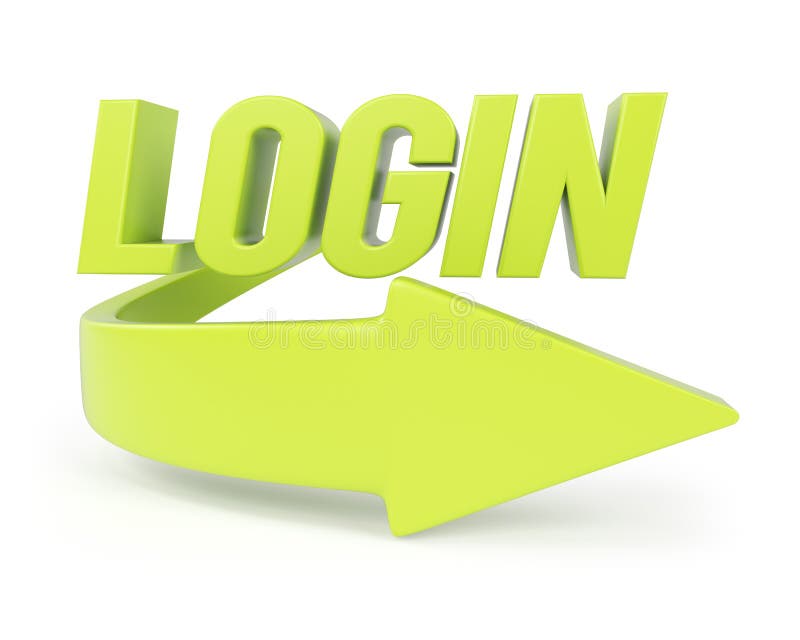 Login symbol stock illustration. Illustration of internet - 43051029