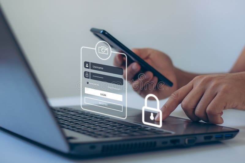 Login User Cyber Security In Two Step Verification Identification