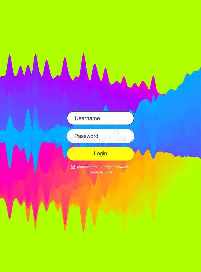 Login User Interface. Modern Screen Design for Mobile App and Web ...