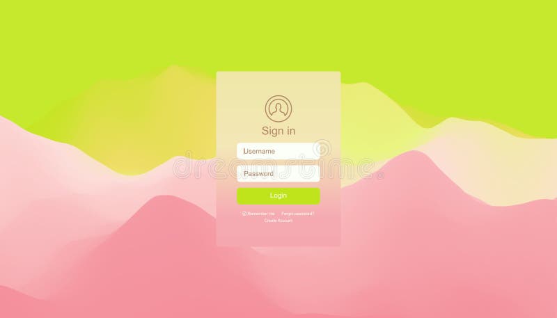 Login User Interface. Modern Screen Design for Mobile App and Web ...