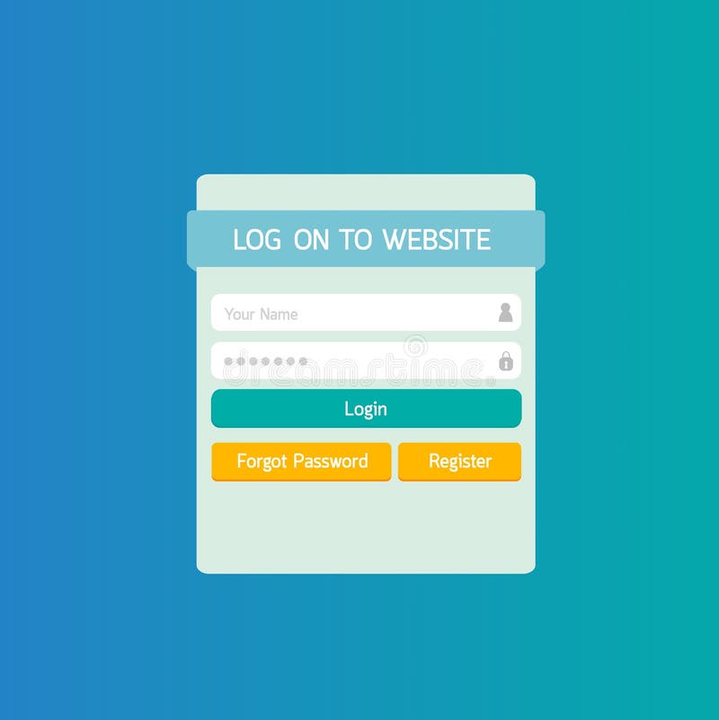 Login Frame Stock Illustrations – 5,352 Login Frame Stock Illustrations ...