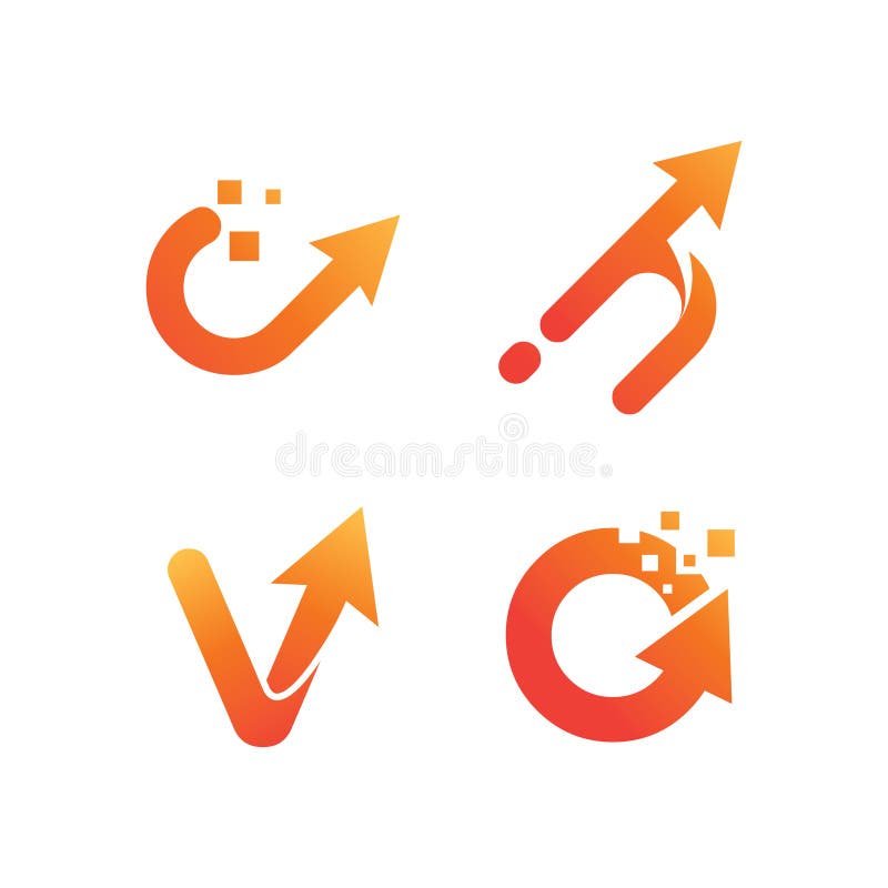 Logistic arrow logo stock vector. Illustration of export - 362476810