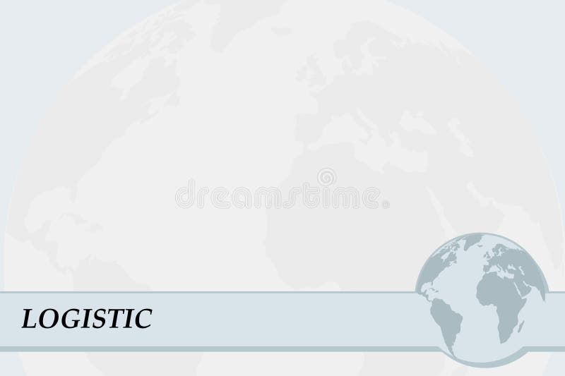 Logistic Brochure - Background Stock Vector - Illustration of page ...