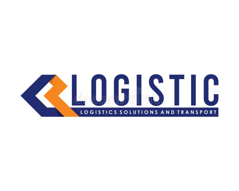 Logistic Company with Arrow Vector Stock Vector - Illustration of ...