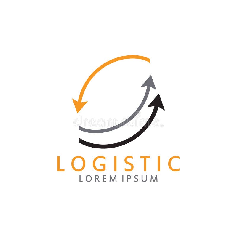 Logistic Logo for Business and Company. Vector Template Design for ...