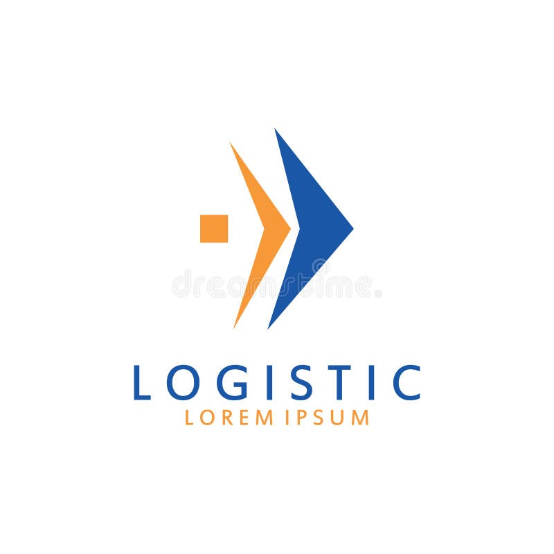 Logistic Logo for Business and Company. Vector Template Design for ...