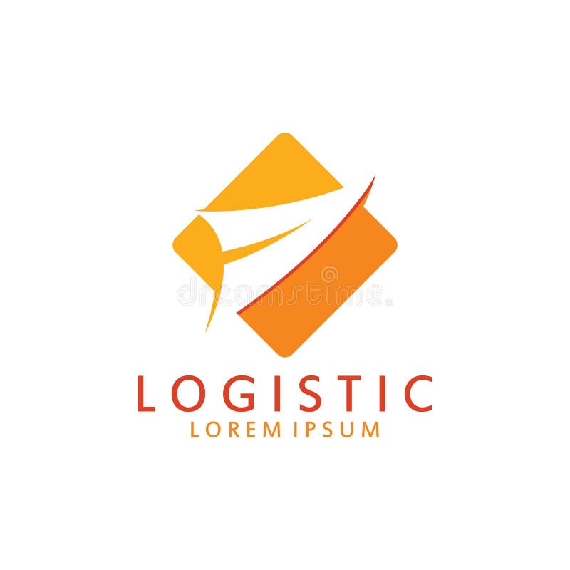 Logistic Logo for Business and Company. Vector Template Design for ...