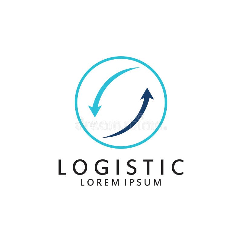 Logistic Logo for Business and Company. Vector Template Design for ...