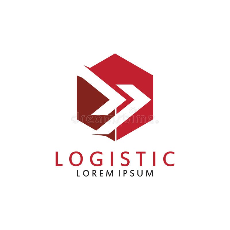 Logistic Logo for Business and Company. Vector Template Design for ...