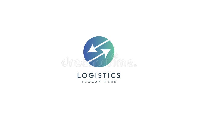 Logistic Logo Design Vector Template Minimal Logistic Logo Stock Vector ...