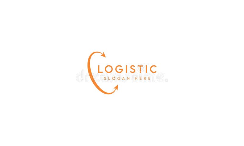 Logistic Logo Design Vector Template Minimal Logistic Logo Stock Vector ...