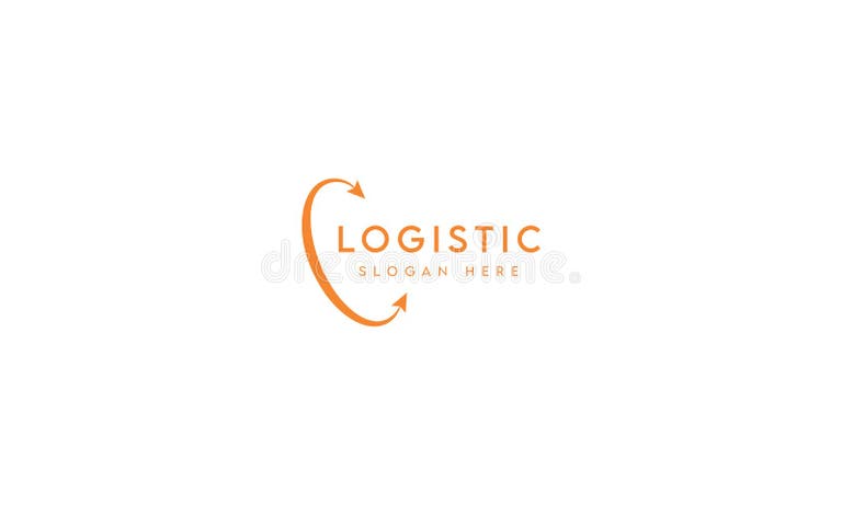 Logistic Logo Design Vector Template Minimal Logistic Logo Stock Vector ...