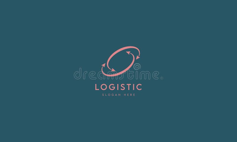 Logistic Logo Design Vector Template Minimal Logistic Logo Stock Vector ...