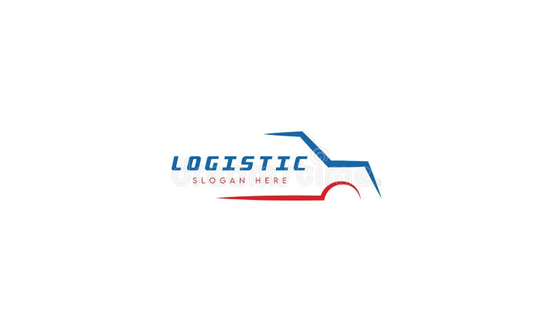Logistic Logo Design Vector Template Minimal Logistic Logo Stock Vector ...