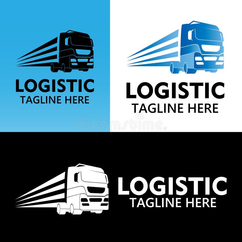 Logistic Logo Transportation Stock Illustration - Illustration of cargo ...