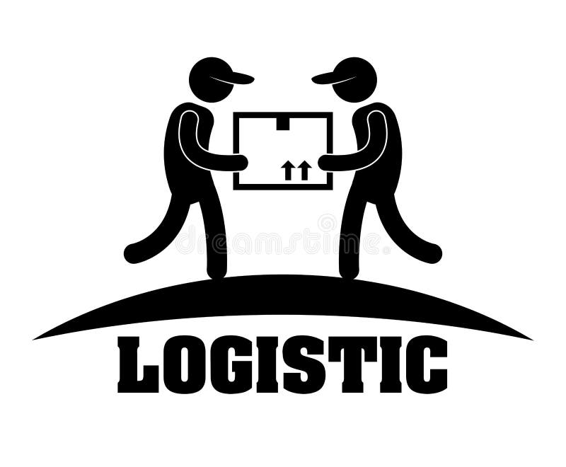 Logistic and Pictogram Design Stock Vector - Illustration of ...