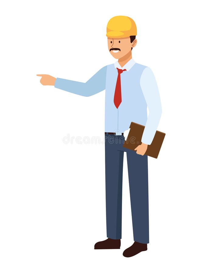 Logistic Supervisor Character Stock Vector - Illustration of send ...
