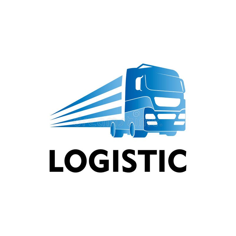 Logistick truck logo stock vector. Illustration of vector - 175103052