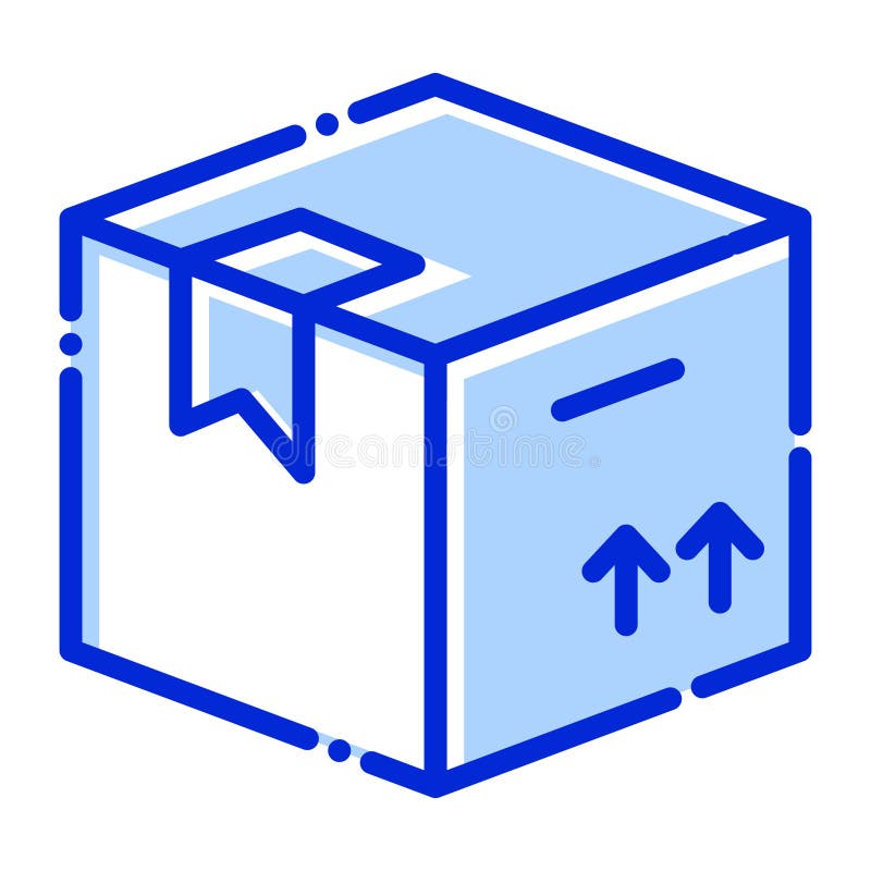 Logistics, Box, Package, Delivery Fully Editable Vector Icon Stock ...