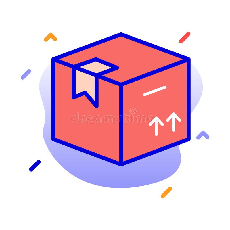 Logistics, Box, Package, Delivery Fully Editable Vector Icon Stock ...