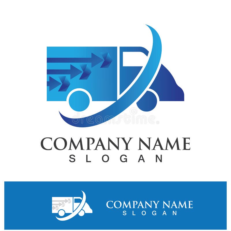 Logistics Company Logo Icon Stock Vector - Illustration of isolated ...