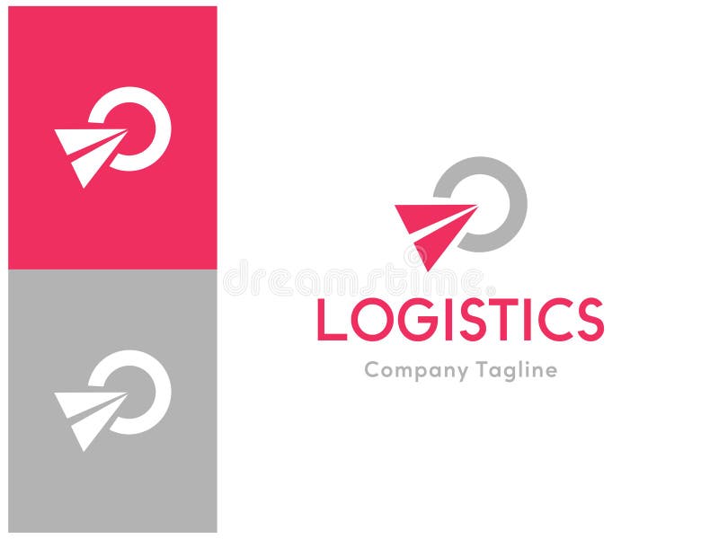 Logistics Company Logo Template Stock Illustration - Illustration of ...