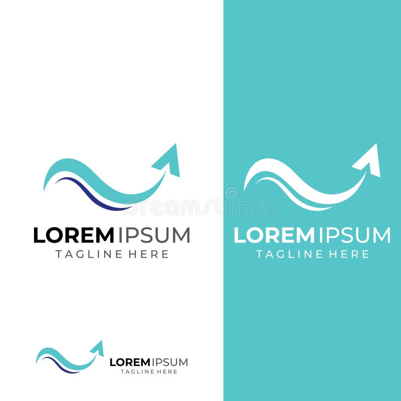 Logistics Company Vector Logo, Arrow Icon Logo, Fast Digital Delivery ...