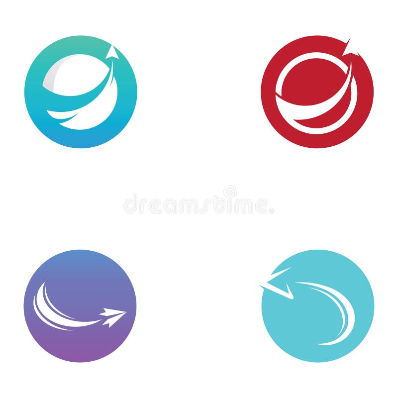 Logistics Company Vector Logo, Arrow Icon Logo, Fast Digital Delivery ...