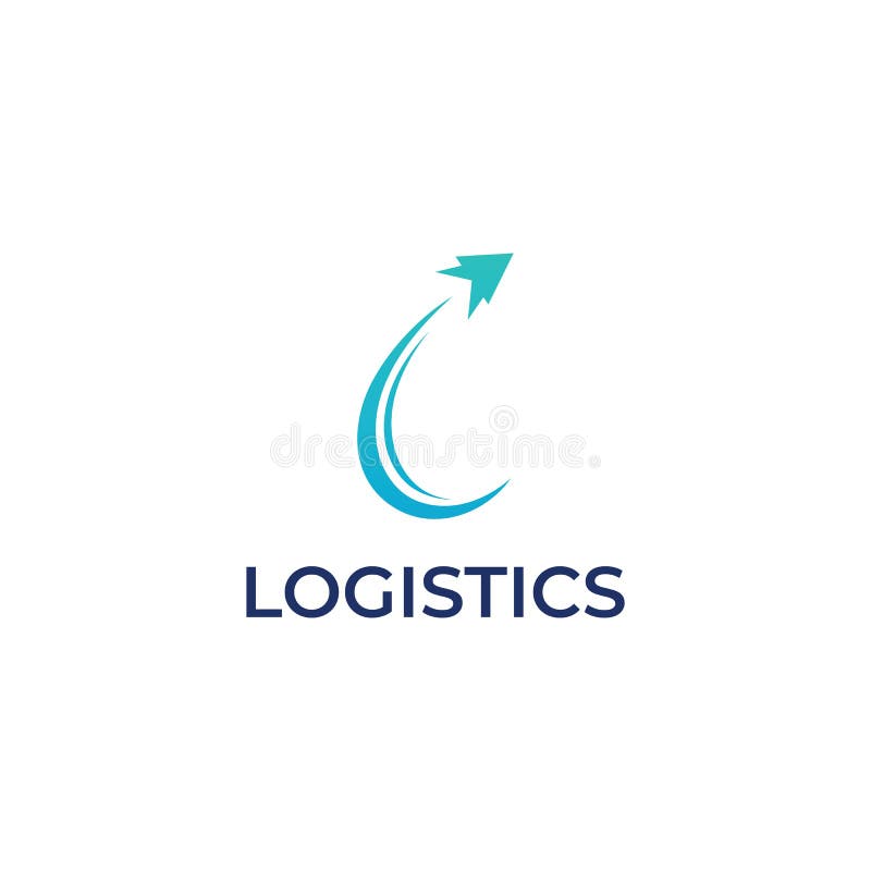 Logistics Company Vector Logo, Arrow Icon Logo, Fast Digital Delivery ...