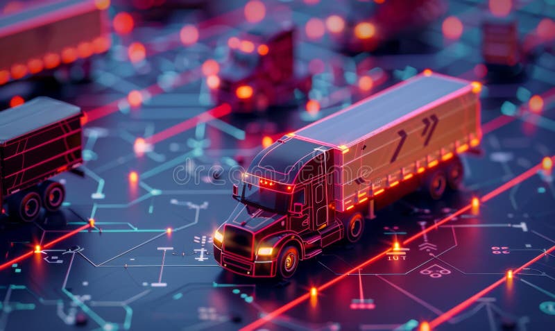 Logistics Concept, Logistics Network Distribution and Smart ...