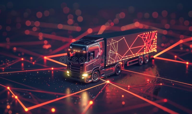 Logistics Concept, Logistics Network Distribution and Smart ...