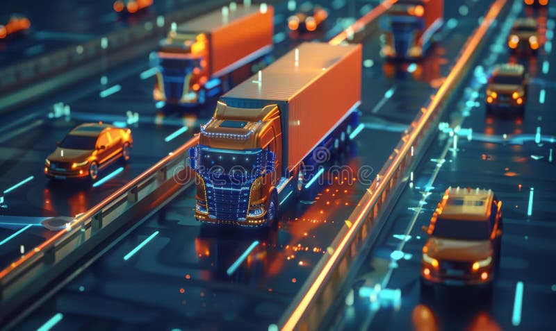 Logistics Concept, Logistics Network Distribution and Smart ...