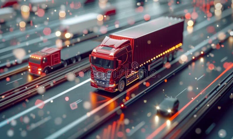 Logistics Concept, Logistics Network Distribution and Smart ...