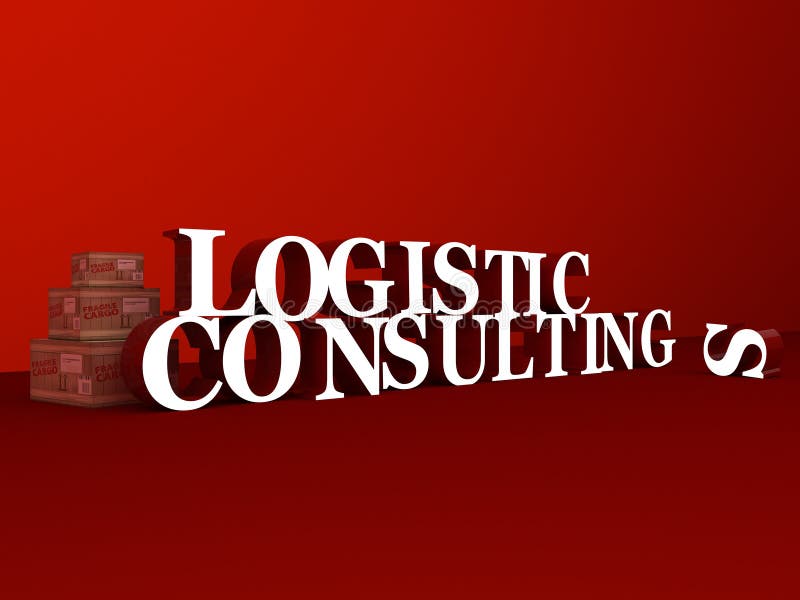 Logistics & Consulting stock illustration. Illustration of consulting ...