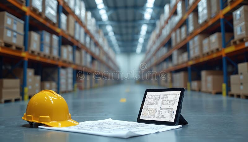 Logistics Coordinator Uses Tablet, Blueprints To Optimize Warehouse ...