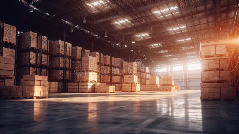 Logistics Distribution Center, Retail Warehouse. Freight Forwarding ...