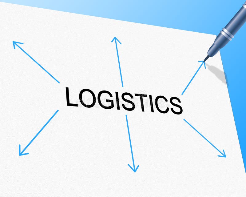 Logistics Distribution Shows Supply Chain and Delivery Stock ...