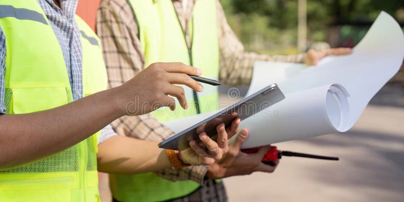 Logistics Engineer Planning Operations Construction Site Collaboration ...