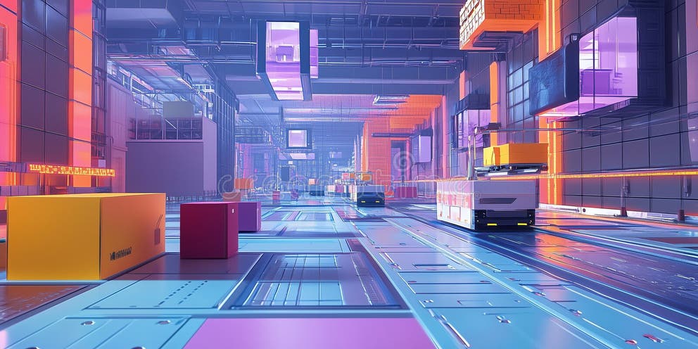 A Logistics Hub with Autonomous Robots Optimizing Warehouse Sorting and ...