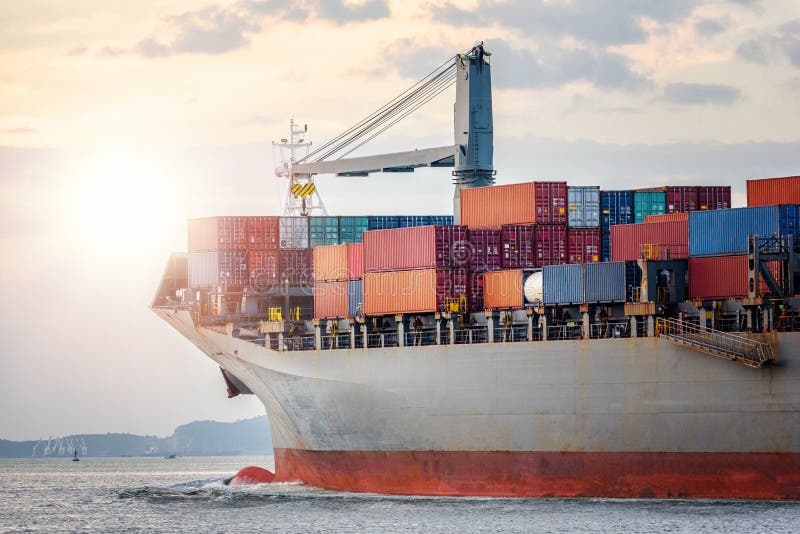 Logistics Import Export Concept and Transport Industry of Container ...