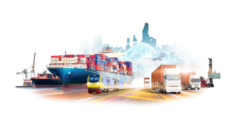 Logistics Import Export and International Transportation of Containers ...