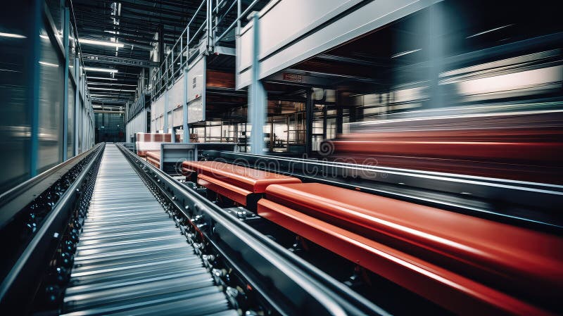 Logistics Industry Warehouse Background Stock Illustration ...