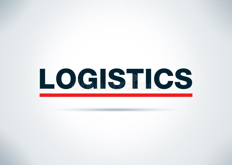 Logistics Abstract Flat Background Design Illustration Stock ...