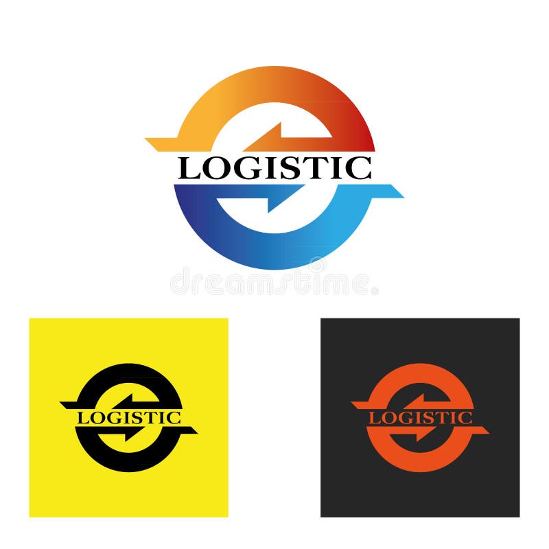 Logistics Logo Design Template for Your Business Stock Illustration ...