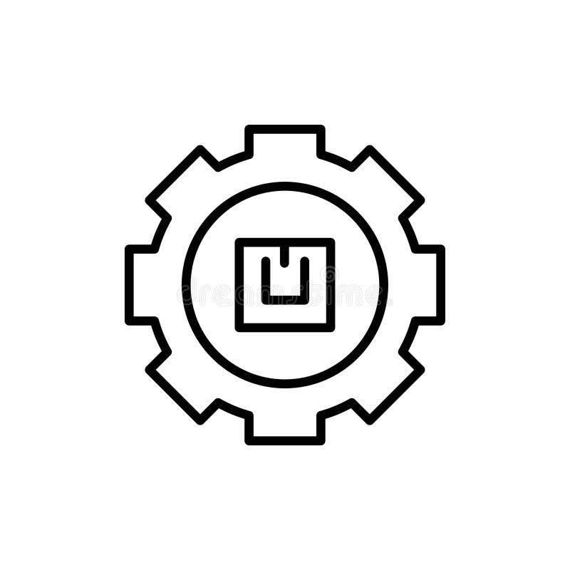 Logistics Management Icon for Supply Chain Solutions, Transportation ...